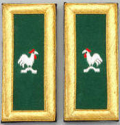 D7056 Shoulder Boards Captain General (PAIR) MYLAR - Dean Masonic Supply