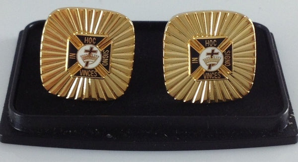 D9700KT Cuff Link Knights Templar Sunburst - Dean Masonic Supply / Blue ...