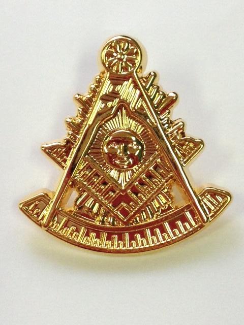 D0179 Lapel Pin Past Master Gold - Dean Masonic Supply / Blue Lodge Aprons