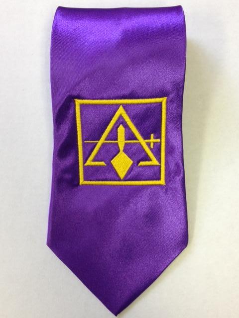 D0199 York Rite Council Tie EMBROIDERED - Dean Masonic Supply / Blue ...