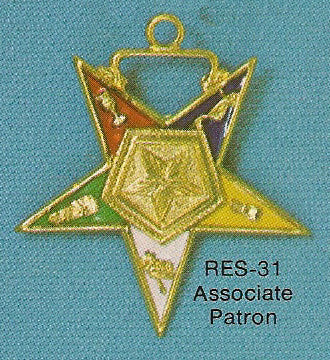 DRES-31 OES Associate Patron (SPECIAL ORDER) - Dean Masonic Supply ...