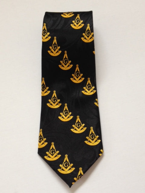 D1911 Tie Masonic Past Master - Dean Masonic Supply / Blue Lodge Aprons