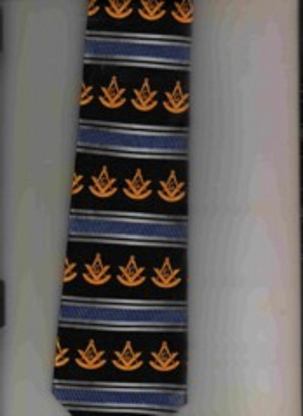 D1663 Tie Masonic Past Master - Dean Masonic Supply / Blue Lodge Aprons