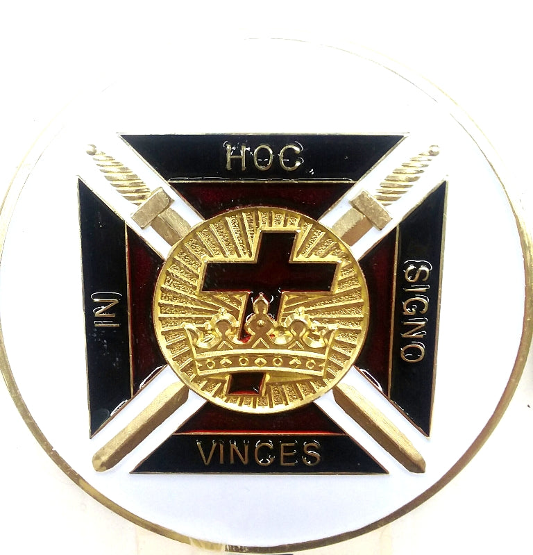 York Rite Auto Emblem - Dean Masonic Supply / Blue Lodge Aprons