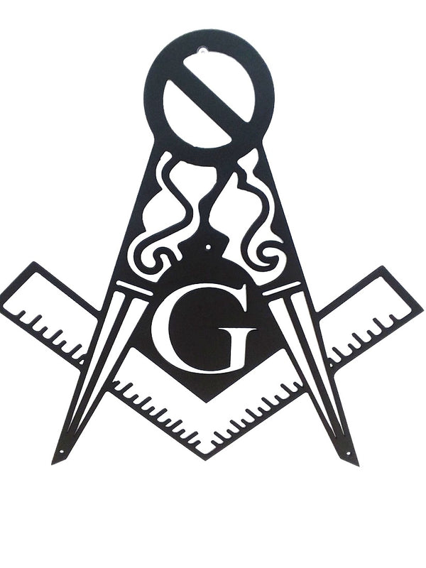 Sign Metal Masonic 14 Gauge Steel S&C Fancy - Dean Masonic Supply ...