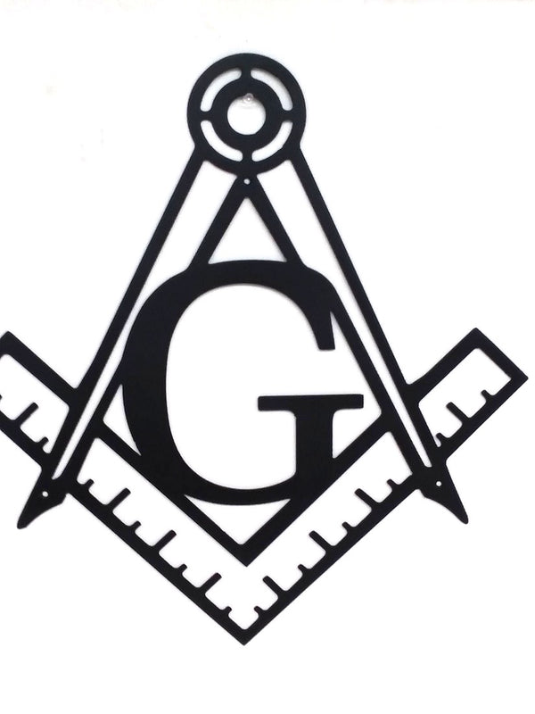 Sign Metal Masonic 14 Gauge Steel S&C Plain - Dean Masonic Supply ...