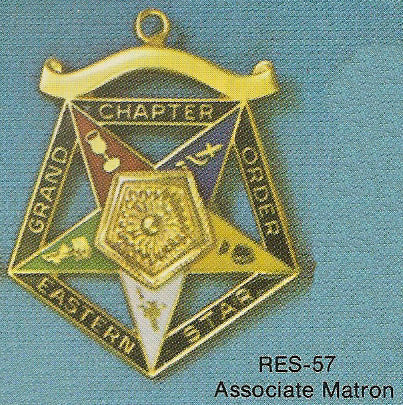 DRES-57 OES Grand Chapter Associate Matron - Dean Masonic Supply / Blue ...