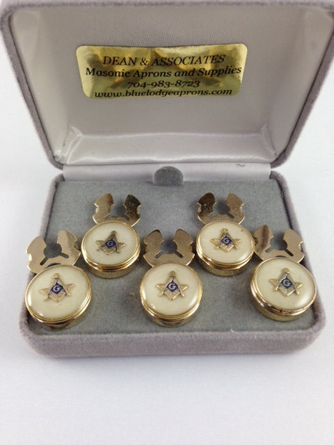 Button Covers - Dean Masonic Supply / Blue Lodge Aprons